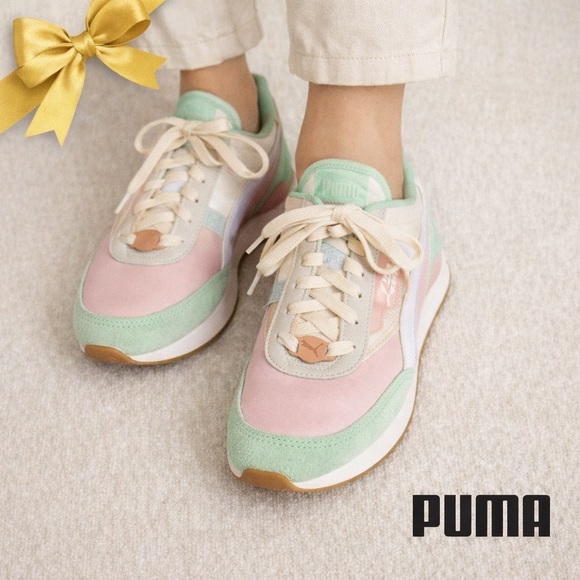 Puma | Shoes | Puma Future Rider Pastel Suede Sneakers 85 | Poshmark